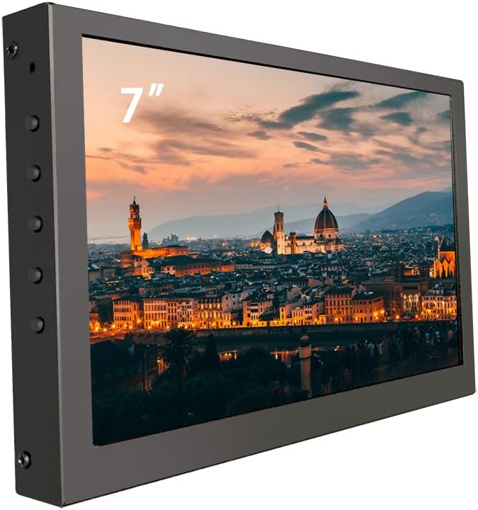 Amazon.com: LESOWN 7 inch Monitor Small Monitor HDMI LCD Display PC ...