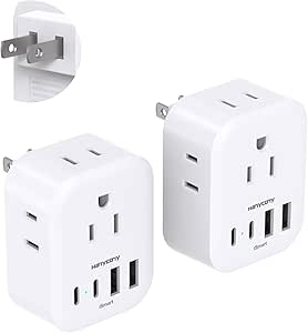 Amazon.com: 2 Pack US to Japan Travel Plug Adapter, HANYCONY Japan ...