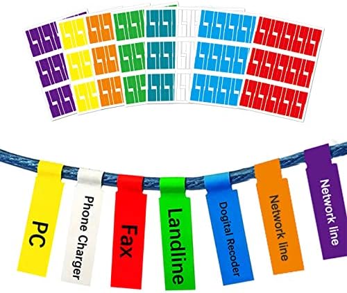 Cable Labels - Self Adhesive Pack of 24 : Amazon.co.uk: Stationery ...