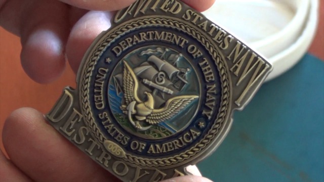Shellback Crossing Challenge Coin - US Navy & Marine Corps