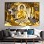 DECORPRINT Design Buddha Wall Poster/Painting - Large 3D PVC Self ...