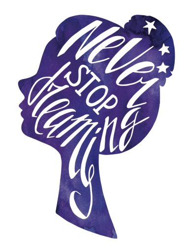 Amazon.com: Never Stop Dreaming: 100 Pages Ruled - Notebook, Journal ...