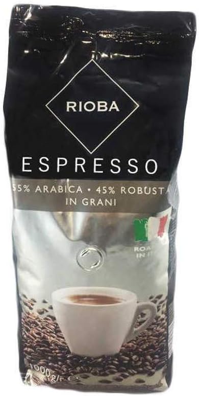Amazon.com: Rioba Silver Grani Espresso, Roasted Whole Beans Coffee, 55 ...