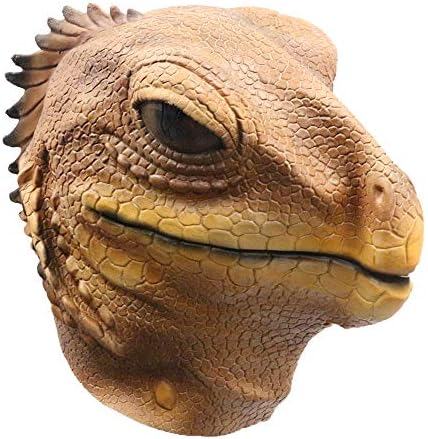 Amazon.com: Lizard Mask Adult Latex Reptiles Animal Head Lizard Ghecko ...