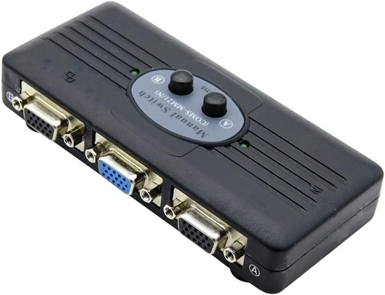 Amazon.com: Coms Bi-Directional 2 Port VGA Switch VGA RGB selector for ...