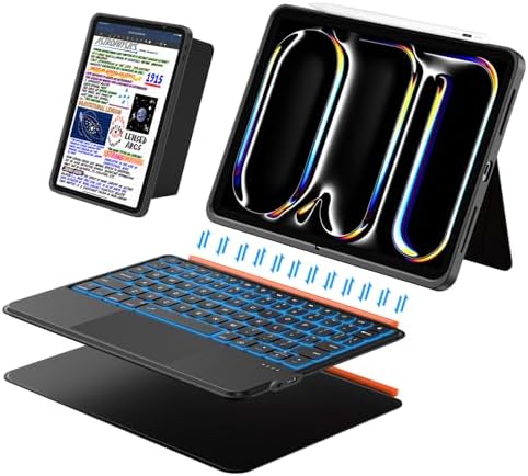 Amazon.com: iPad Pro 11 inch Case with Keyboard (M5 M4 2025 2024 ...