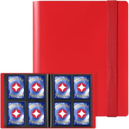 Amazon.com: GEAoffice 4 Pocket Card Binder - 2 x 2 Trading Card ...