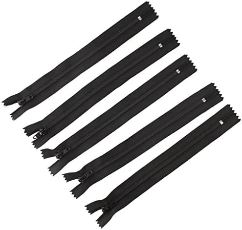 LEDUC Zip-5pc Nylon zips-Size 18cm, Black, 12x12x2 cm : Amazon.co.uk: Home & Kitchen