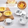 Amazon.com: Milkary 25 Pack Egg Tart Molds, Puto Molder Cookie Steamer ...