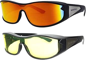 Battle Vision Wraparound Glasses 3-Pack – Day Vision, Night Vision ...