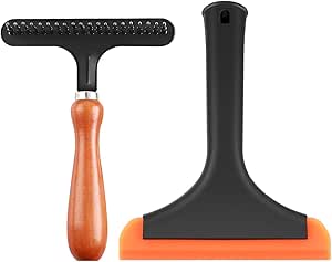 Amazon.com: Astfys Hand Held Carpet Rake and Silicone Pet Hair Removal ...