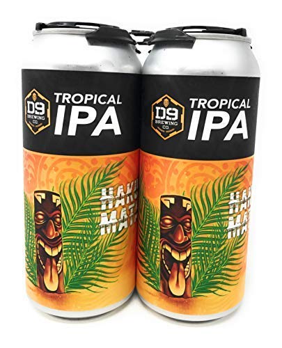 Amazon.com: D9 BREWING CO Tropical IPA 4pk Cans, 16 FZ : Grocery ...