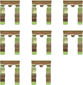 Amazon.com: Dickno 8 PCS U Shaped Metal Brake Clips, Universal Vehicle ...