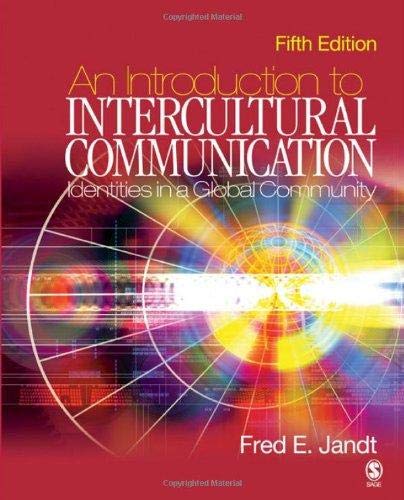 An Introduction to Intercultural Communication الطبعة الخامسة : Jandt ...