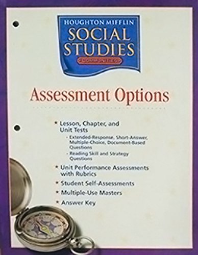 Amazon.com: Assessment Options Grade 5 Houghton Mifflin History-Social ...