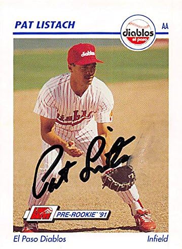 Pat Listach autographed Baseball Card (El Paso Diablos) 1991 Impel Pre ...