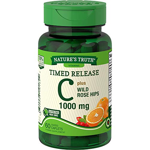 Amazon.com: Nature's Truth Vitamin C, 1,000 mg, Rose Hips Time Release ...