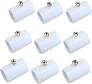 Amazon.com: SASONCO Brass Misting Coupling with PVC Pipe, Atomizing ...