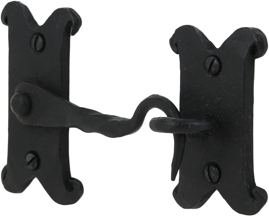 Buy Cabin Hook, 4 7/8 Inches Iron Eye Latches Cabin Door Gate Latches ...