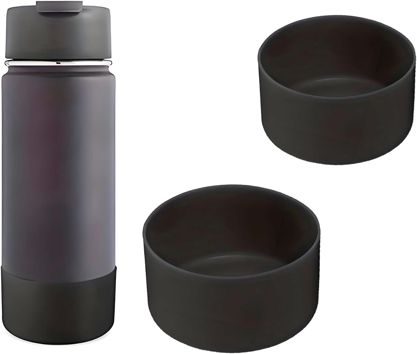 Amazon｜Futakuchi 水筒カバー 底 補強 水筒ポーチ 破損 修復 ペットボトル カバー 底抜け 予防 350ml 500ml 600ml カバー用 ハンディポーチ 用 底 耐摩耗 ...