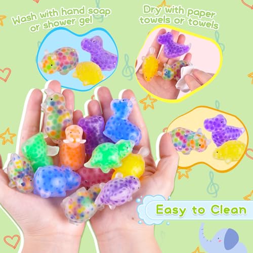 Animal Squishy Toys, 48 Pack Squishies Ball With Mini Balls Squeeze Toy ...
