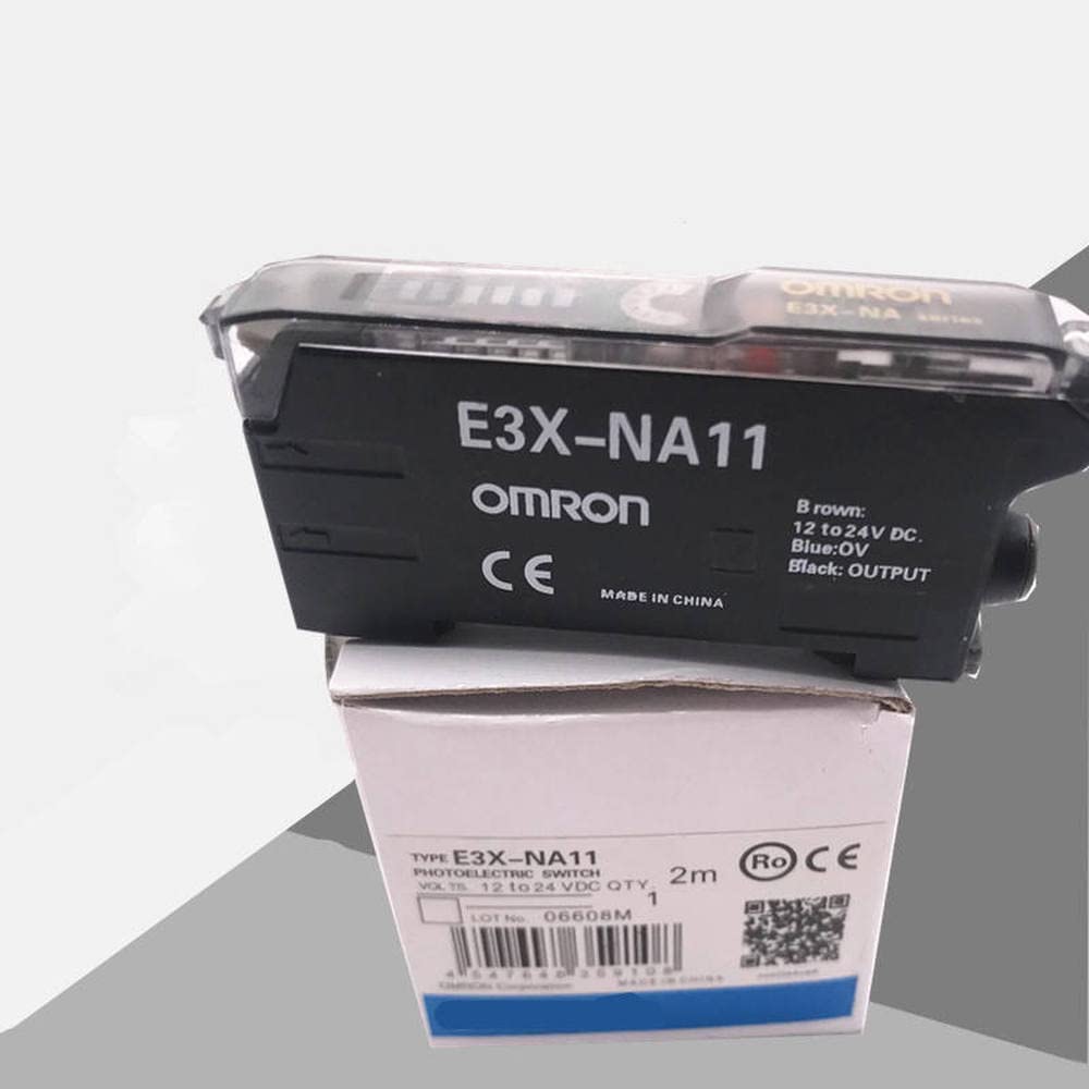 E3X-NA11 NPN Optical Fiber Optic Amplifier Sensor Photoelectric Sensor Inductive Proximity ...