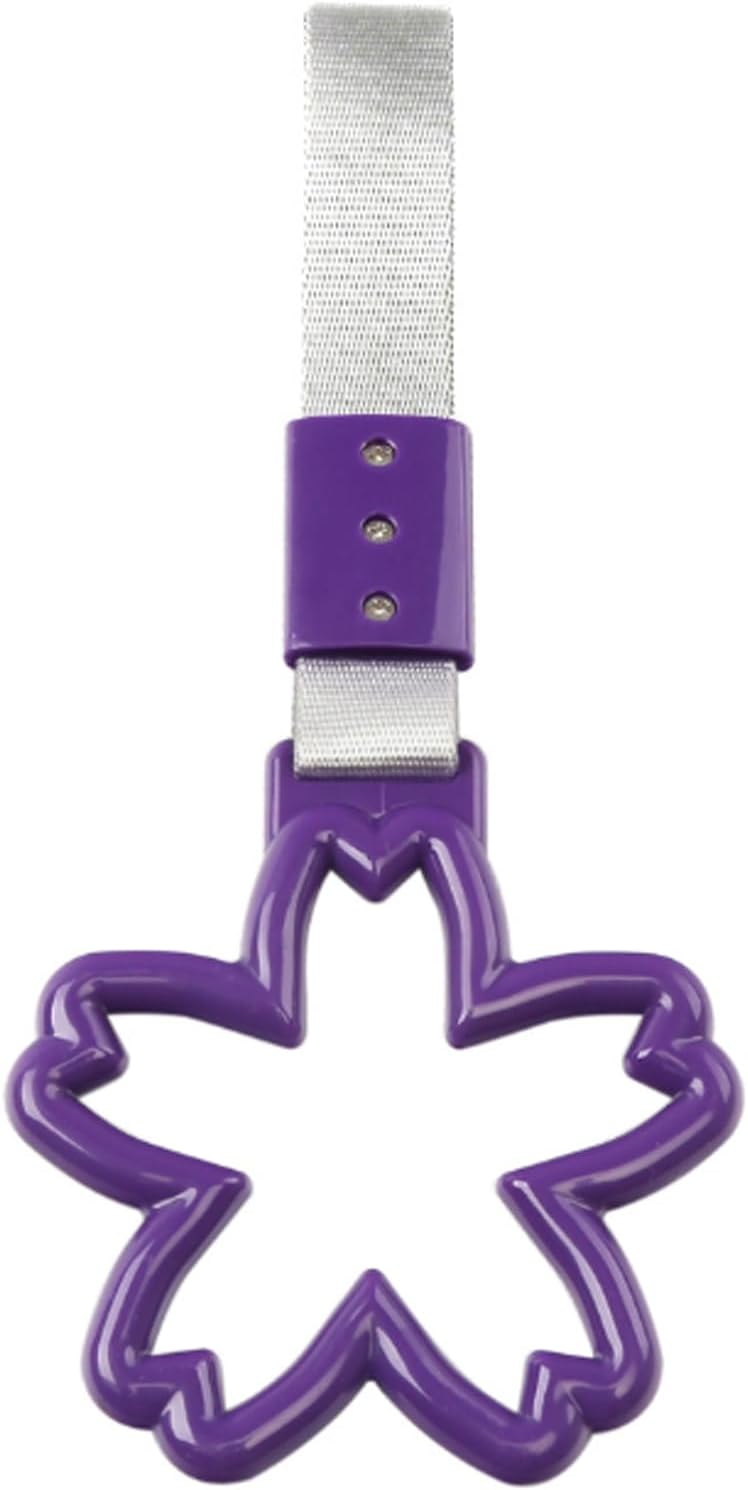 Amazon.com: 1PCS JDM Handle Rings Sakura Shaped car Hand Strap Subway ...