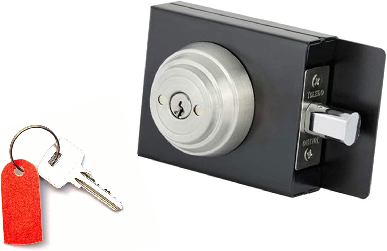 Amazon.com: Gate Lock and Key : Deadbolt Gate Lock : Double Keyed Gate ...