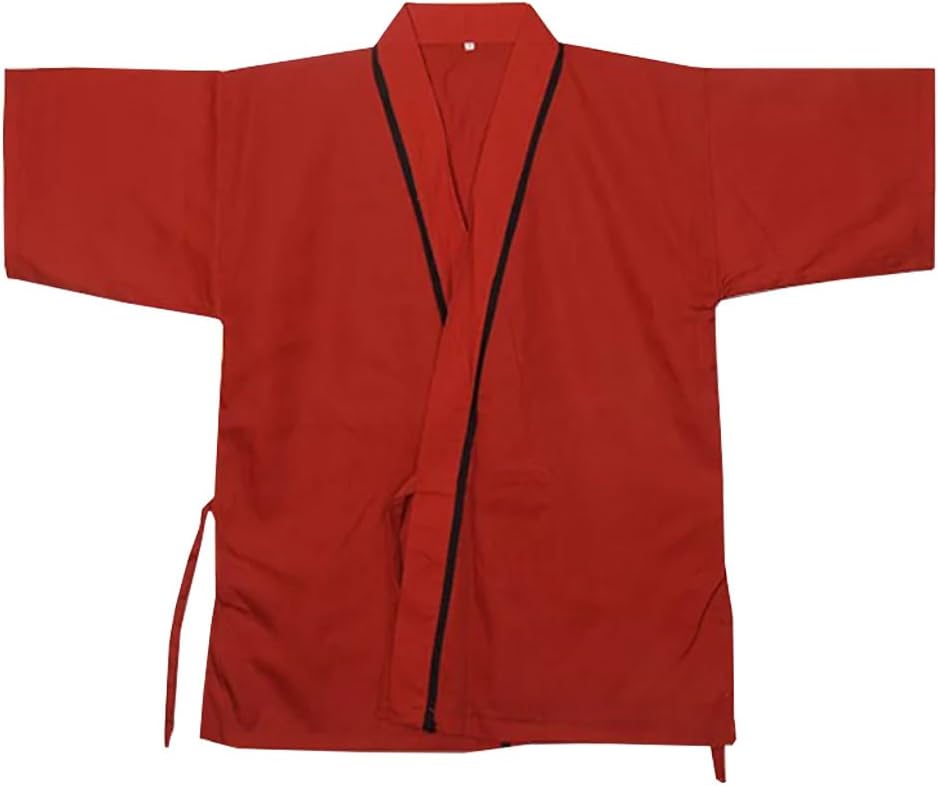 Amazon.com: Japanese Restaurant Sushi Chef Coat Uniforms Kimono Waiter ...