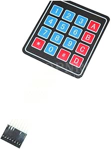 Amazon.com: 10pcs 16 Key 4 x 4 Membrane Switch Keypad 4x4 4x4 Matrix ...