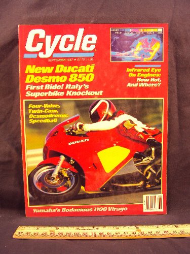 1987 87 September CYCLE Magazine (Features: Road Test on Yamaha XV1100 ...