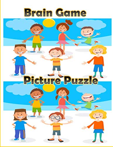 Brain Game Picture Puzzle: Spot the Differences: Search & Find Fun ...