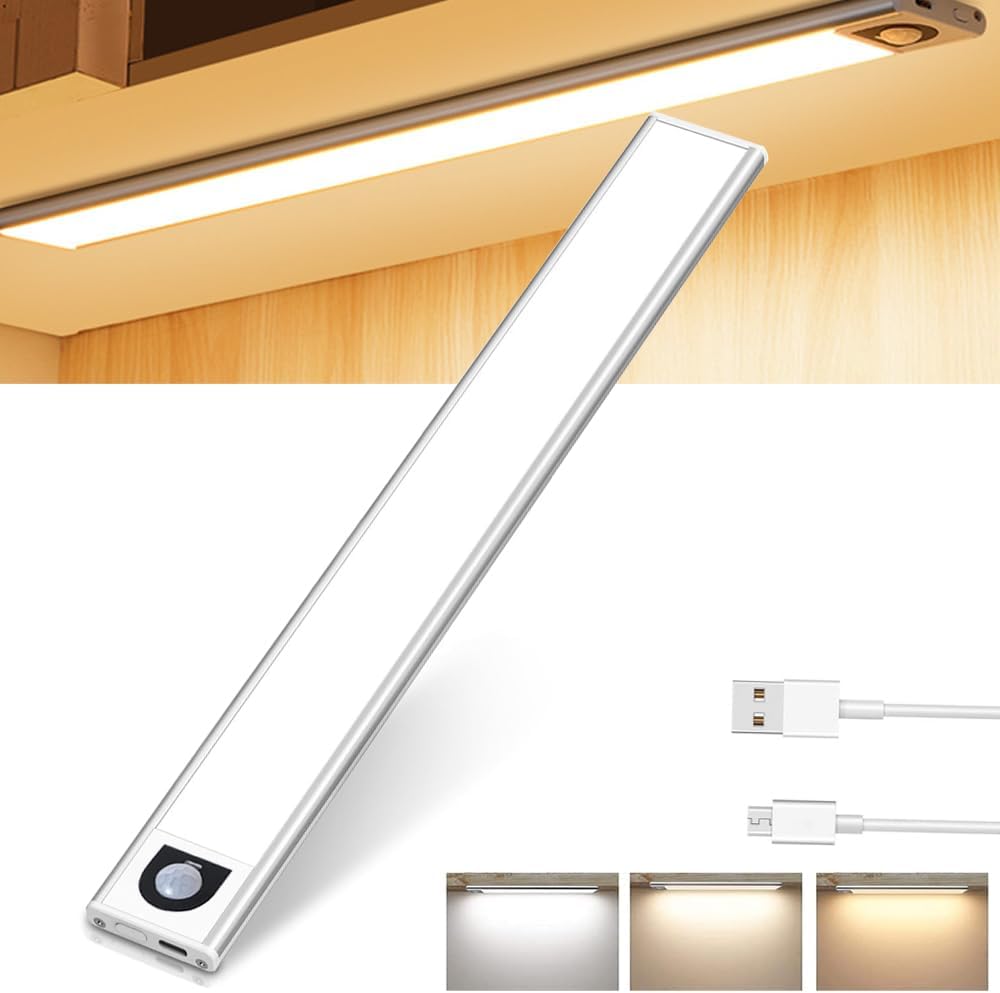 Luz Led Con Sensor de Movimiento,Lampara Led Recargable Cocina,luz led ...
