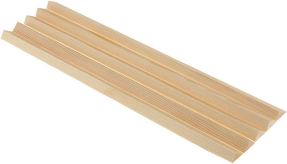 chiwanji 5pcs Triangle Pine Wood Sticks Strips For Hobby Crafts DIY ...