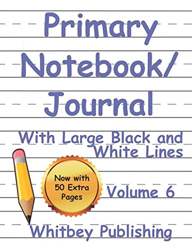 Primary Notebook/Journal with Large Black and White Lines with Extra ...