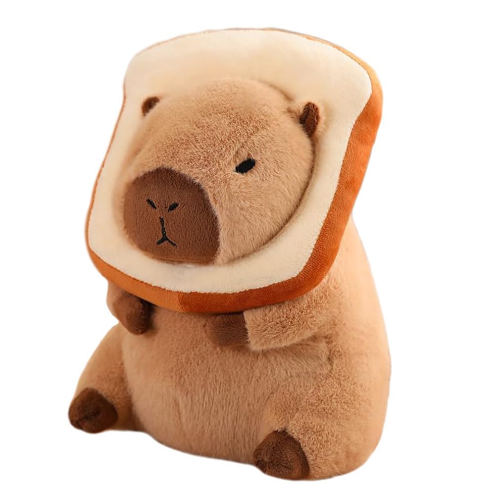 Buy Cute Capybara Plush with Bread, 12inch Capybara Stuffed Animal Soft ...