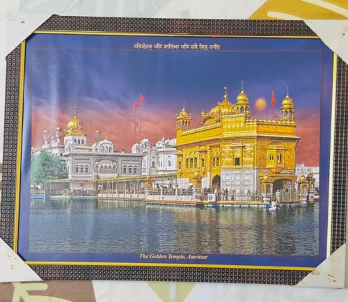 Buy Golden Temple photo Frame Sikh Guru Photo PosterPhoto Poster Guru ...