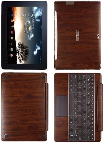 Amazon.com: Skinomi Dark Wood Full Body Skin Compatible with Asus ...