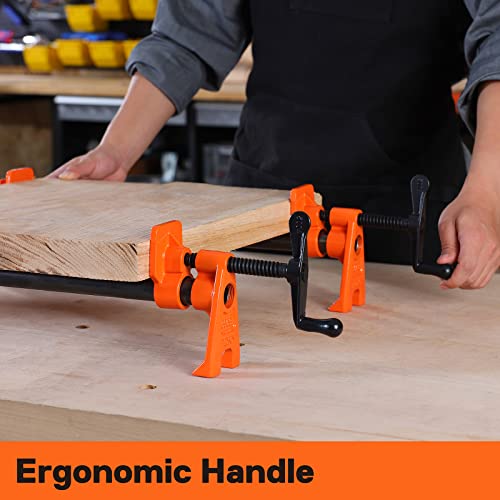 Snapklik.com : PRO 2-Pack Heavy-Duty Wood Gluing Pipe Clamp Fixture For ...