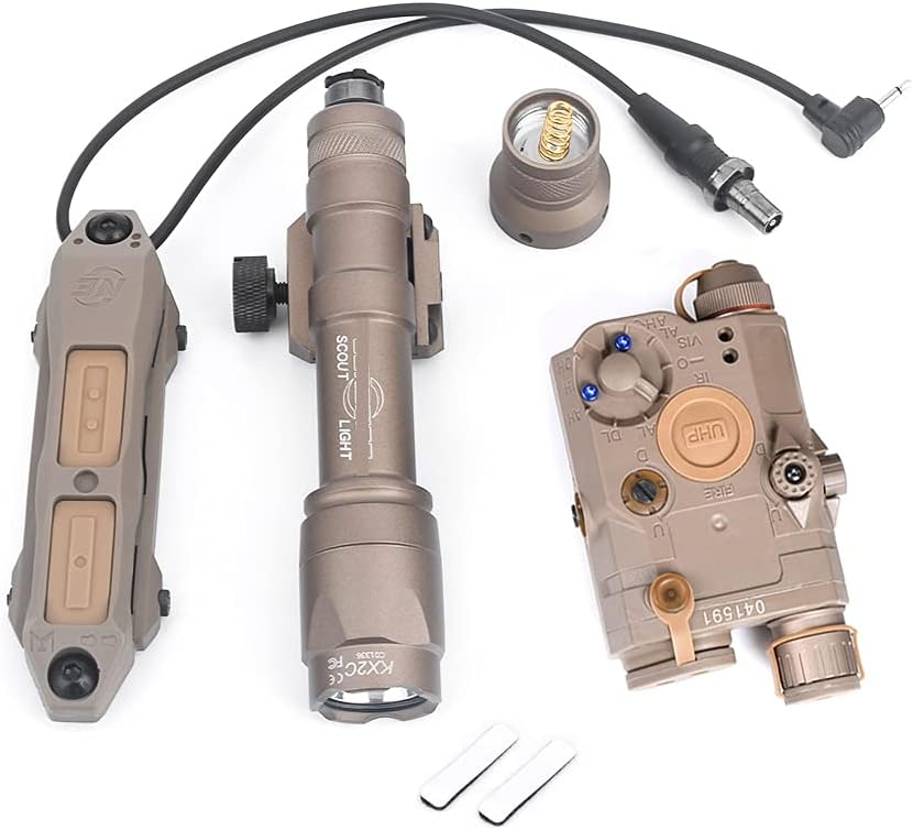 Amazon | 【Element airsoft】 AN/PEQ15 LA5-C (ATPIAL-Green) & M600Cフラッシュ ...