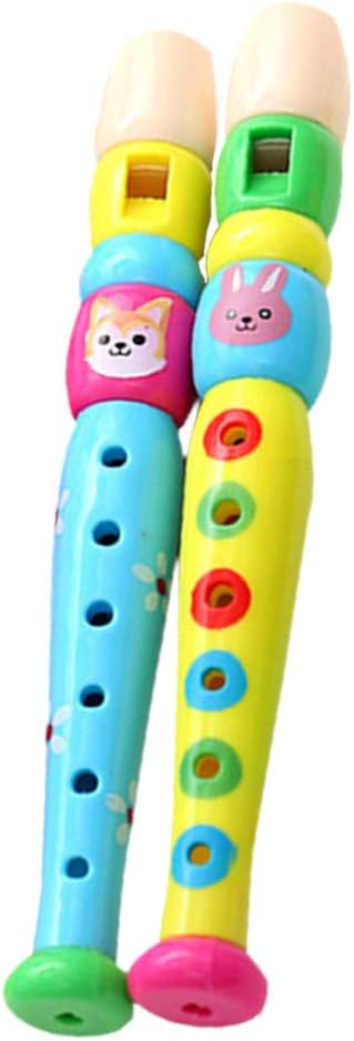 Amazon.com: Gadpiparty 2 Pieces Small Wooden Recorders for Kids ...