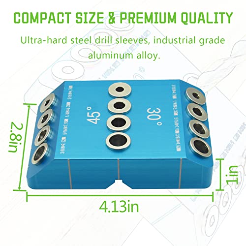Snapklik.com : Kingson 30 45 90 Angled Drill Guide For Cable Railing ...