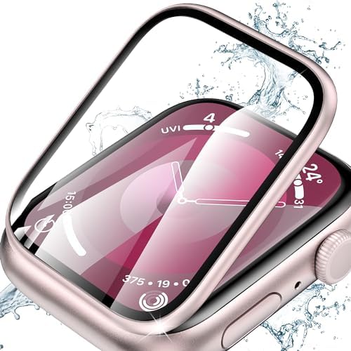 Amazon.com: YMHML 2 Pack for Apple Watch Screen Protector 45mm Series 9 ...