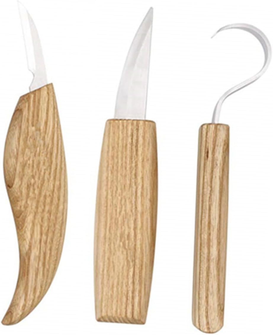 Amazon.com: COHEALI Wood Carving Knife Set Stainless Steel Carving ...