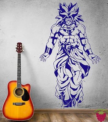 Dragon Ball VS Broly Saiyan Anime Manga Decor Wall mural vinyl Decal ...
