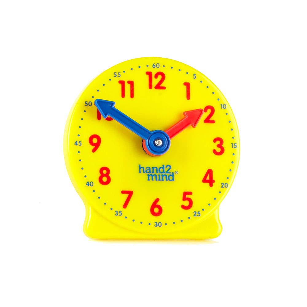 Buy Hand2mind Mini Geared Clock Telling Time Teaching Clock Learn To Buy Hand2mind Mini Geared Clock Telling Time Teaching Clock Learn To