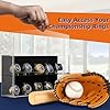 Amazon.com: Championship Ring Display Case, 10 Ring Slots Baseball Ring ...