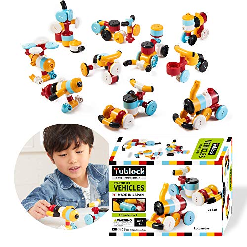 Tublock Creative Toy Building Brick Starter Kit for Boys and Girls ...