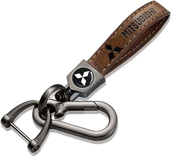 Amazon.com: ELEYY Universal Car Keychain Genuine Leather Key Chain for ...