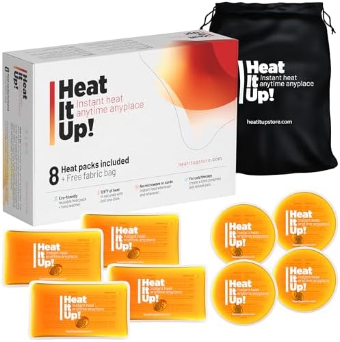 Amazon.com: HEAT IT UP Reusable Heat Pack - 8 Instant Heat Packs for ...
